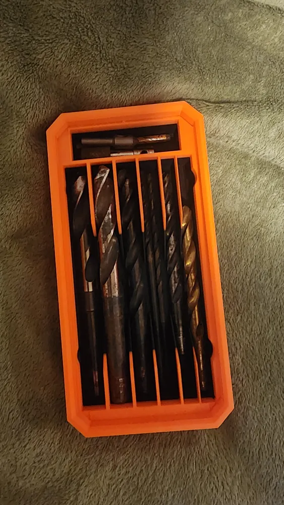 Large drill bit storage - Free 3D Print Model - MakerWorld