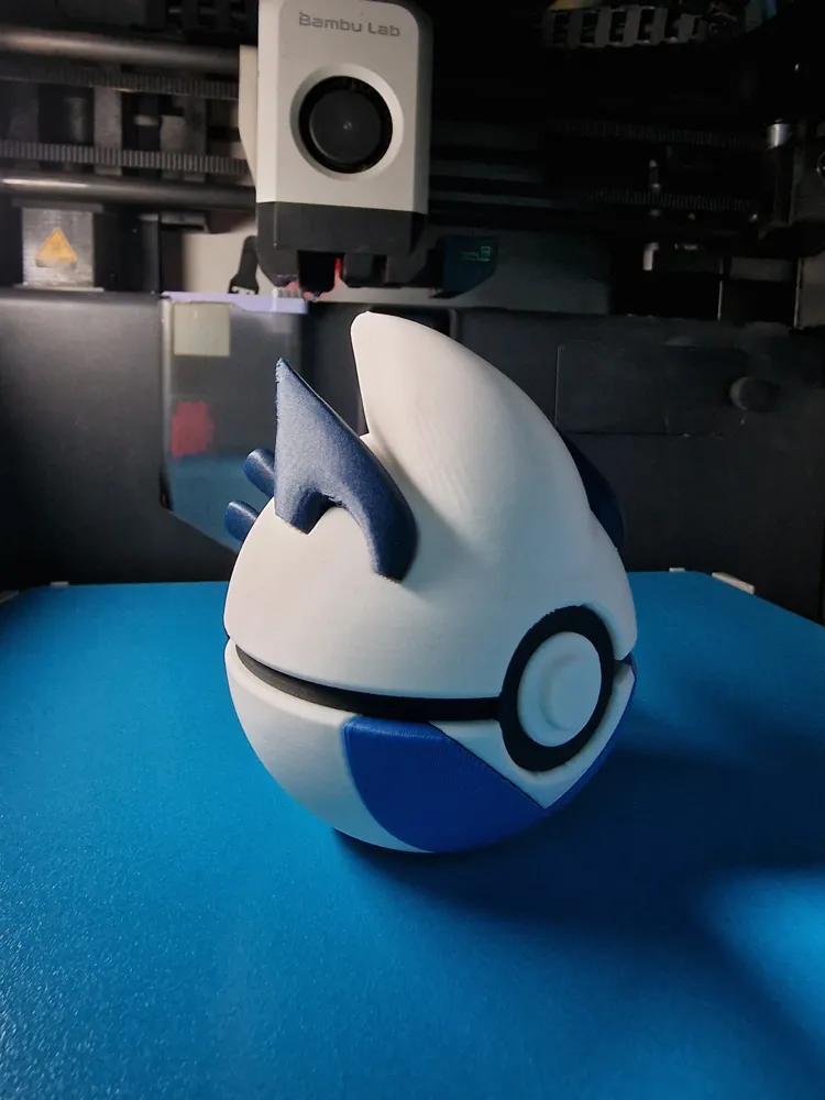 Lugia Pokeball - Free 3D Print Model - MakerWorld