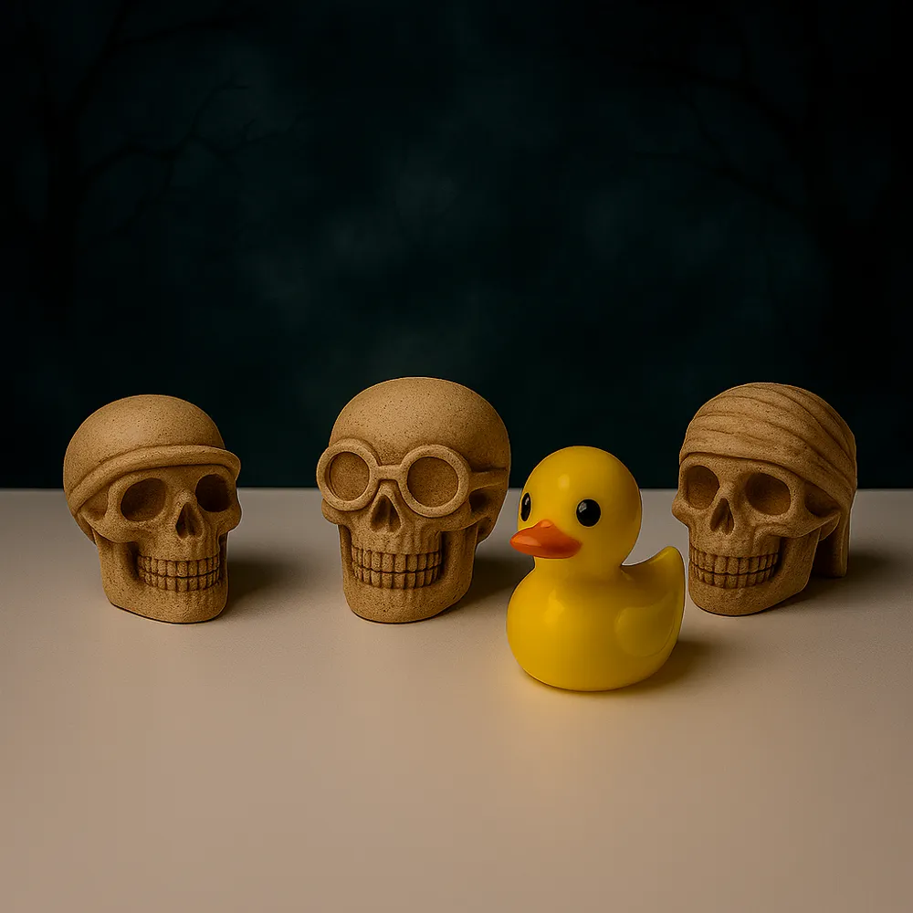 Skull Trio – Three Heads, No Scruples Halloween by B.Doom 3D DN ...