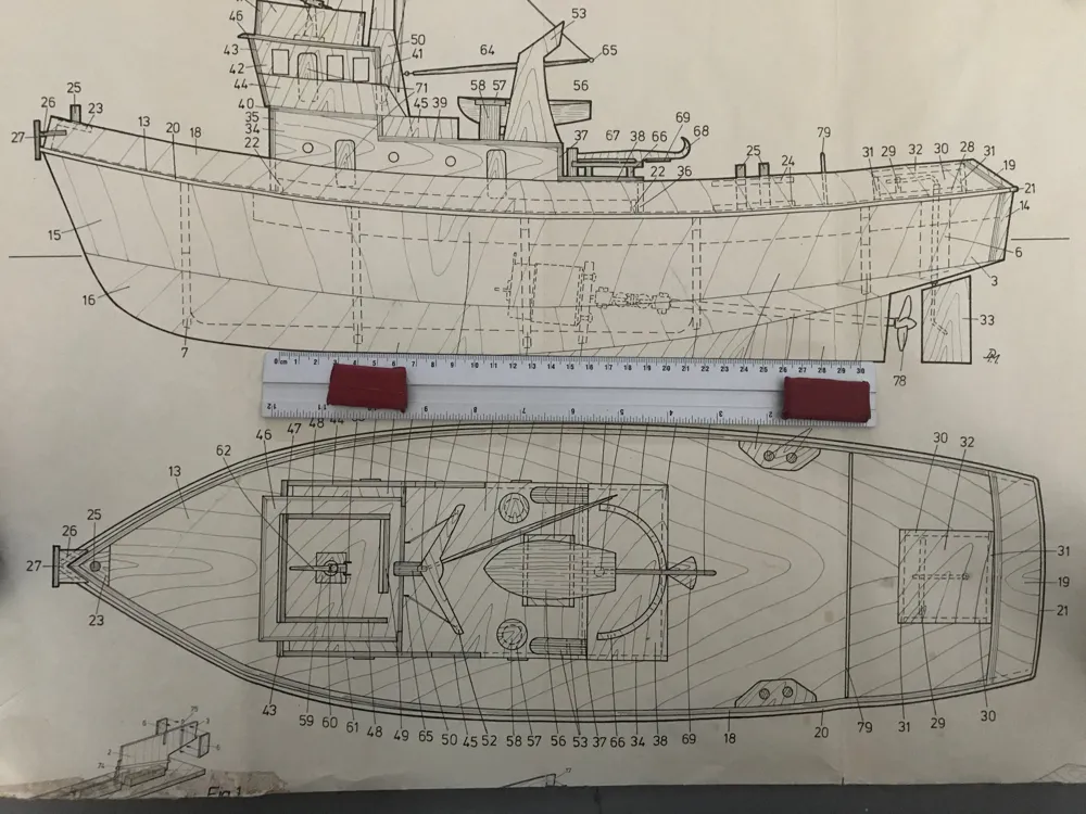 Printable RC Tug Boat and Cradle Samson (REMIX) Remixed by kpleier ...