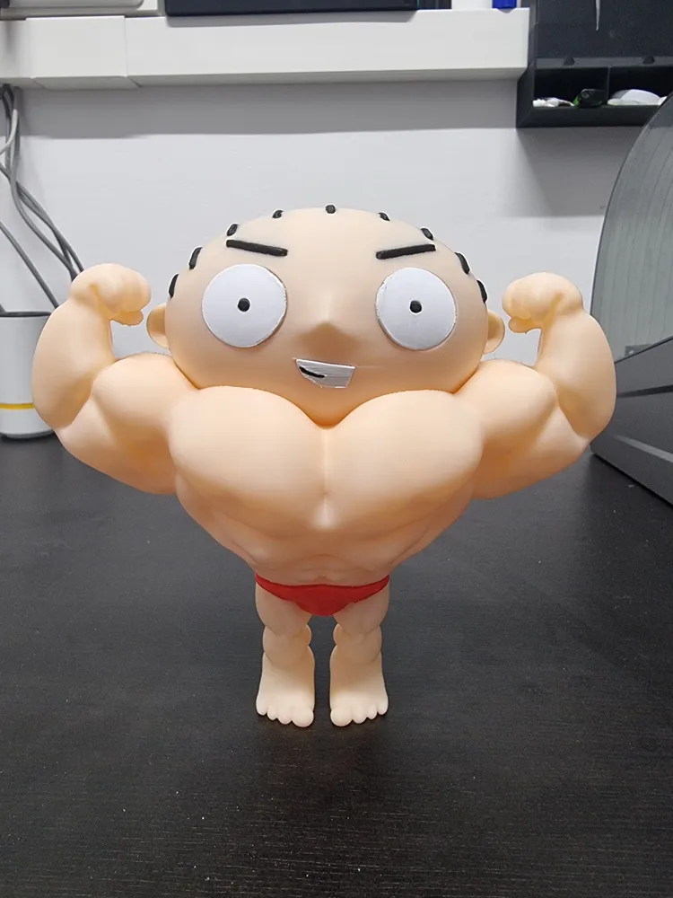 Muscular Multi-part Stewie Griffin by RootLost MakerWorld: Download ...