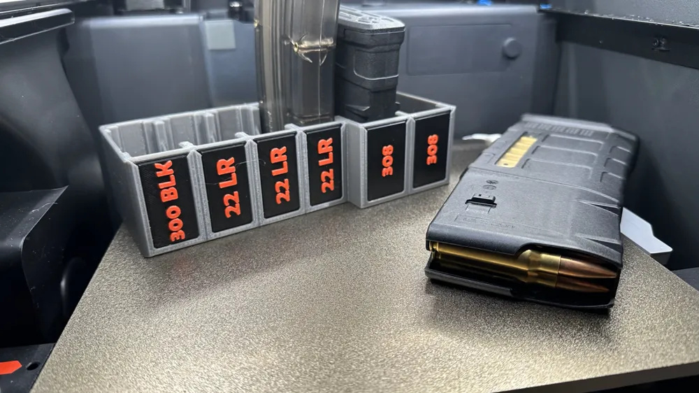 AR Magazine Storage v2 (556, 300blk, 22lr, 308win) - Free 3D Print ...