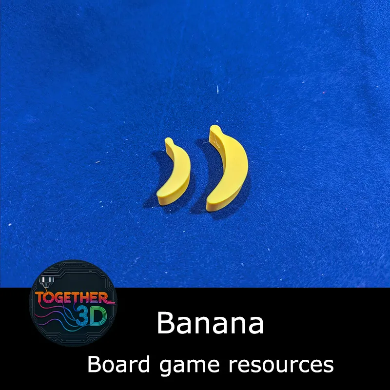 Banana - board game resource token - Free 3D Print Model - MakerWorld