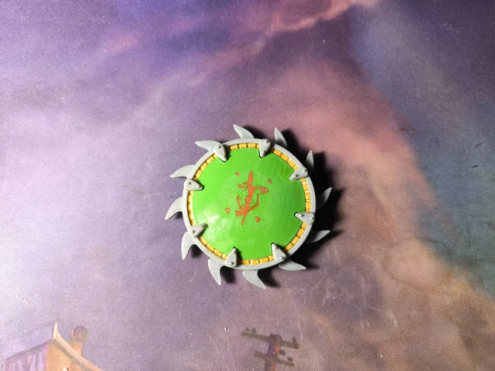 DOOM Chainsaw Shield – Rotating Prop by Pretty Little Prints MakerWorld ...