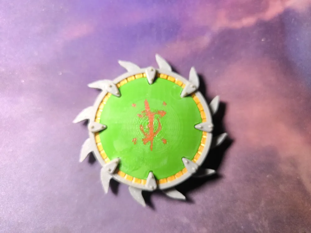 DOOM Chainsaw Shield – Rotating Prop by Pretty Little Prints MakerWorld ...