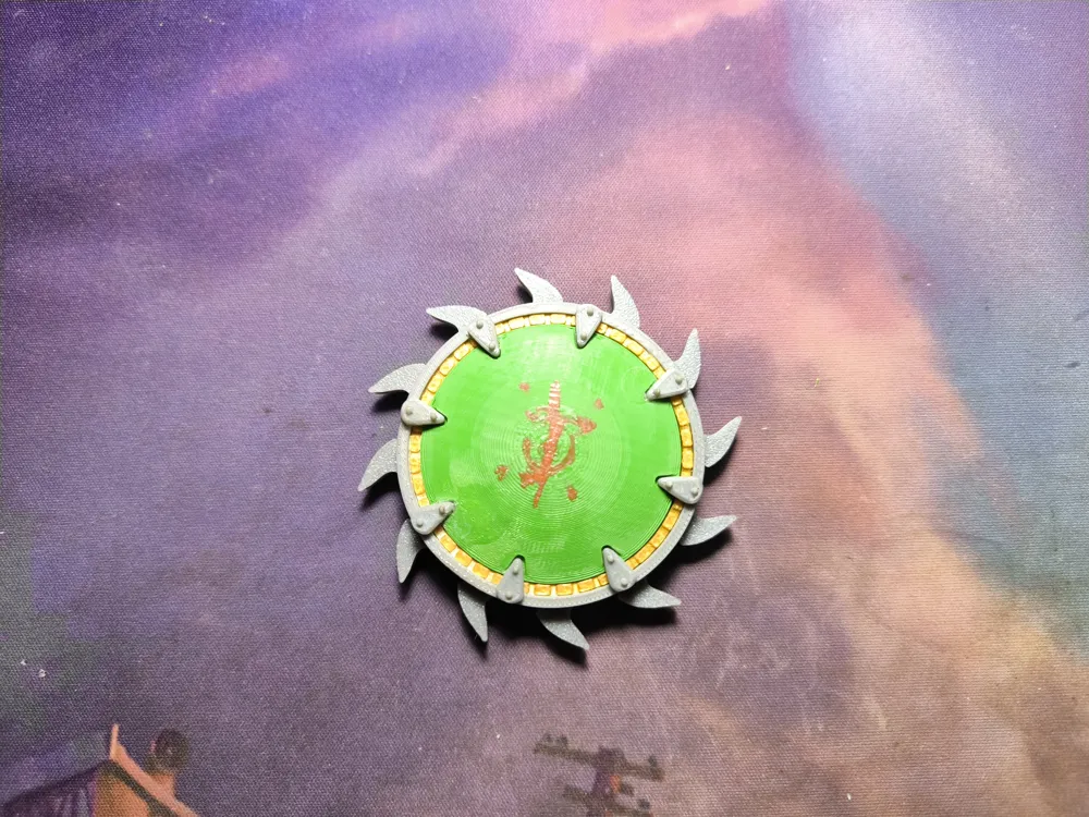 DOOM Chainsaw Shield – Rotating Prop by Pretty Little Prints MakerWorld ...