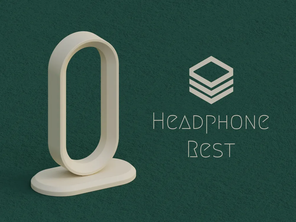 Headphone Rest by Novox.Design MakerWorld: Download Free 3D Models