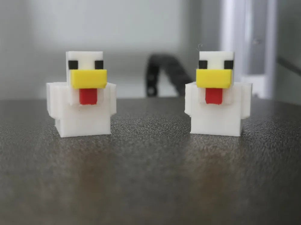 Minecraft Chicken - Valve Cap by Novel Designs MakerWorld: Download ...