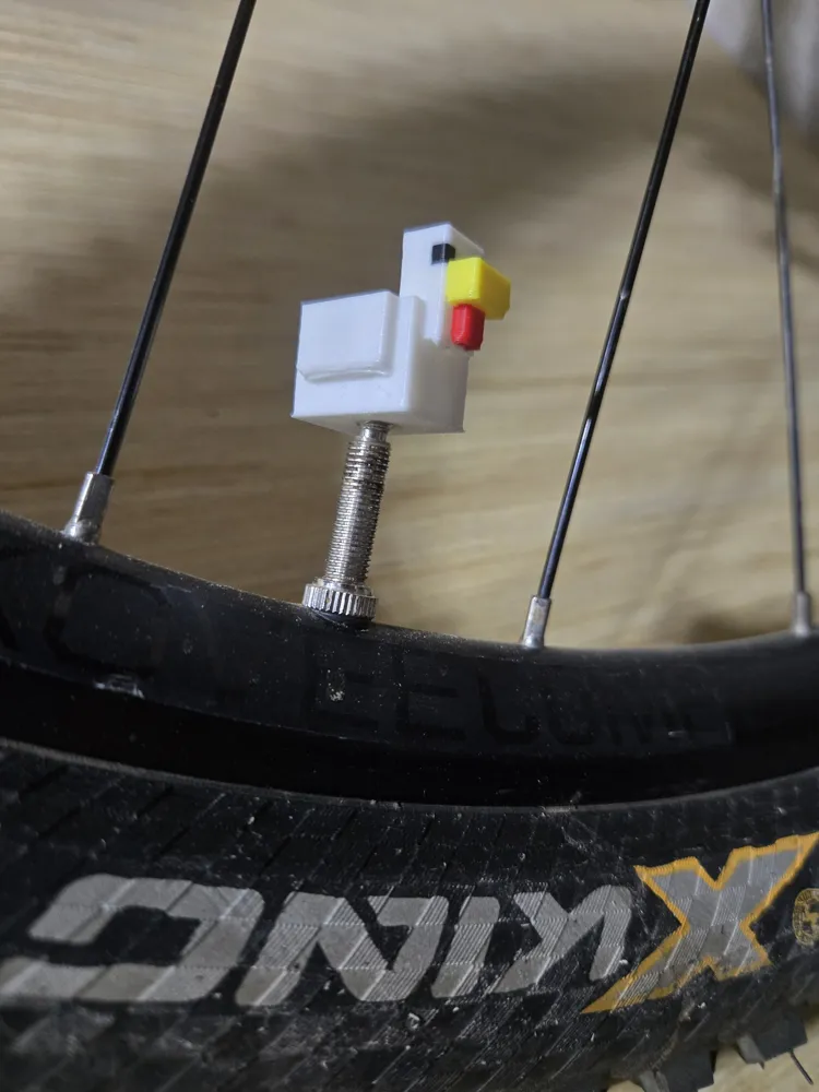 Minecraft Chicken - Valve Cap by Novel Designs MakerWorld: Download ...