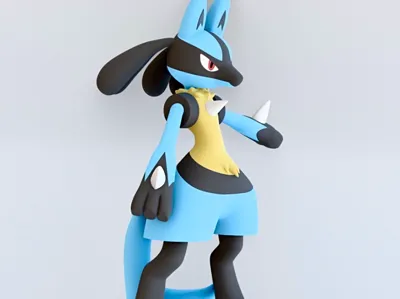 lucario 3d print model download - MakerWorld