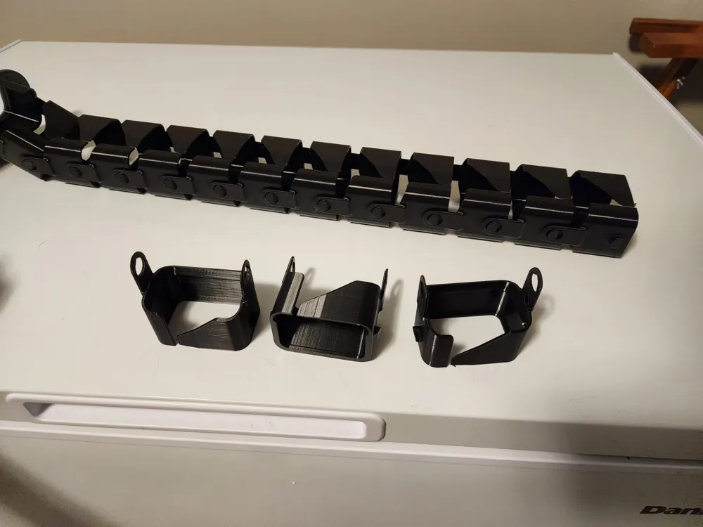 Drag chain Cable Organizer For Monitor Risers by That Odd Canadian ...