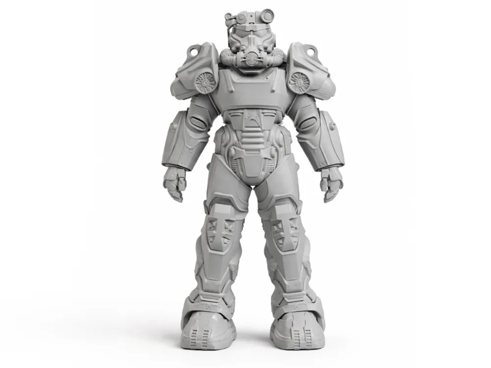 Fallout - T-60 power armor - Free 3D Print Model - MakerWorld