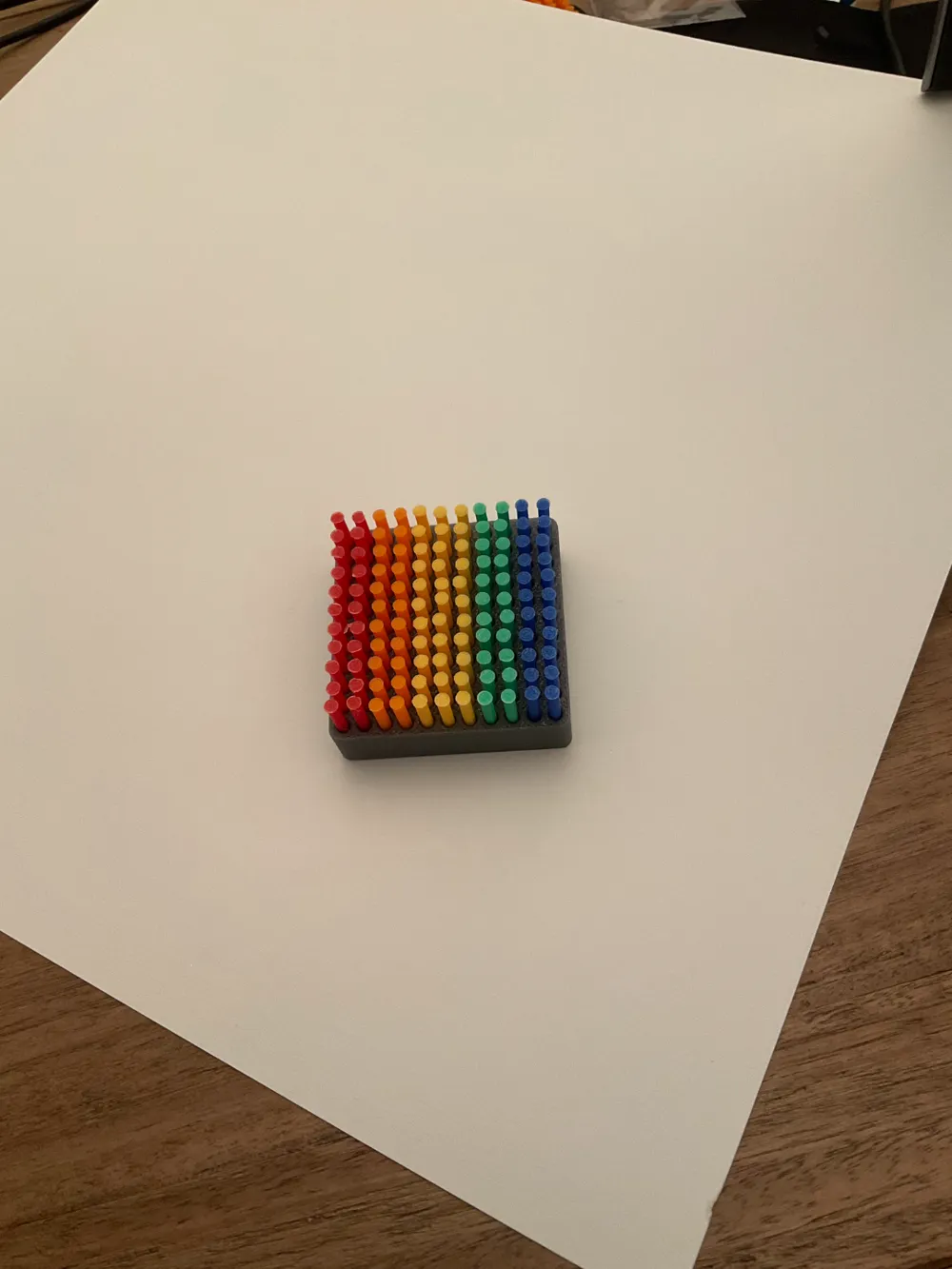 Multicolor Pin Art Fidget - small (2"x2") - No AMS by meow skulls ...