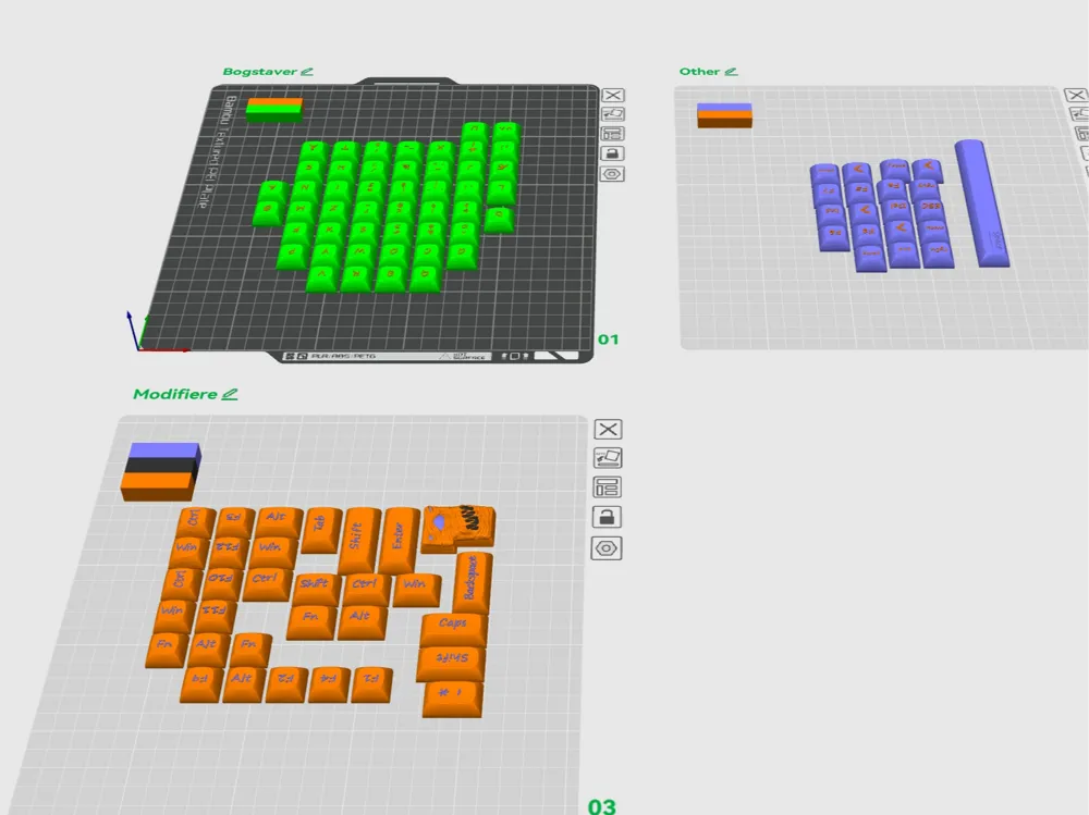 Danish DSA 75% ISO/Ansi Keycap set by Wlmer MakerWorld: Download Free ...