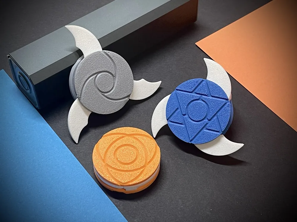 Fidget Retractable Shuriken Toy by Evan_muhaha MakerWorld: Download ...