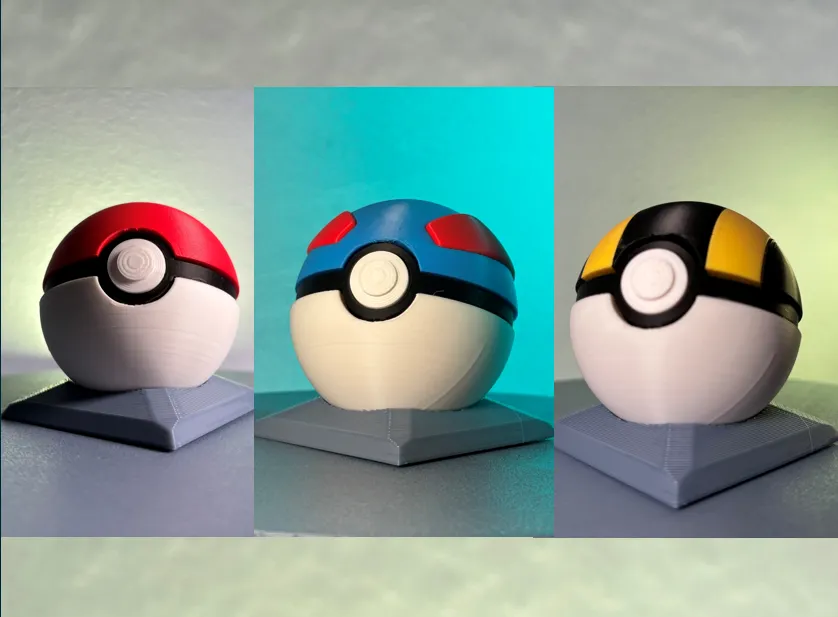 Fidget Pokeball Vol.1 - Free 3D Print Model - MakerWorld