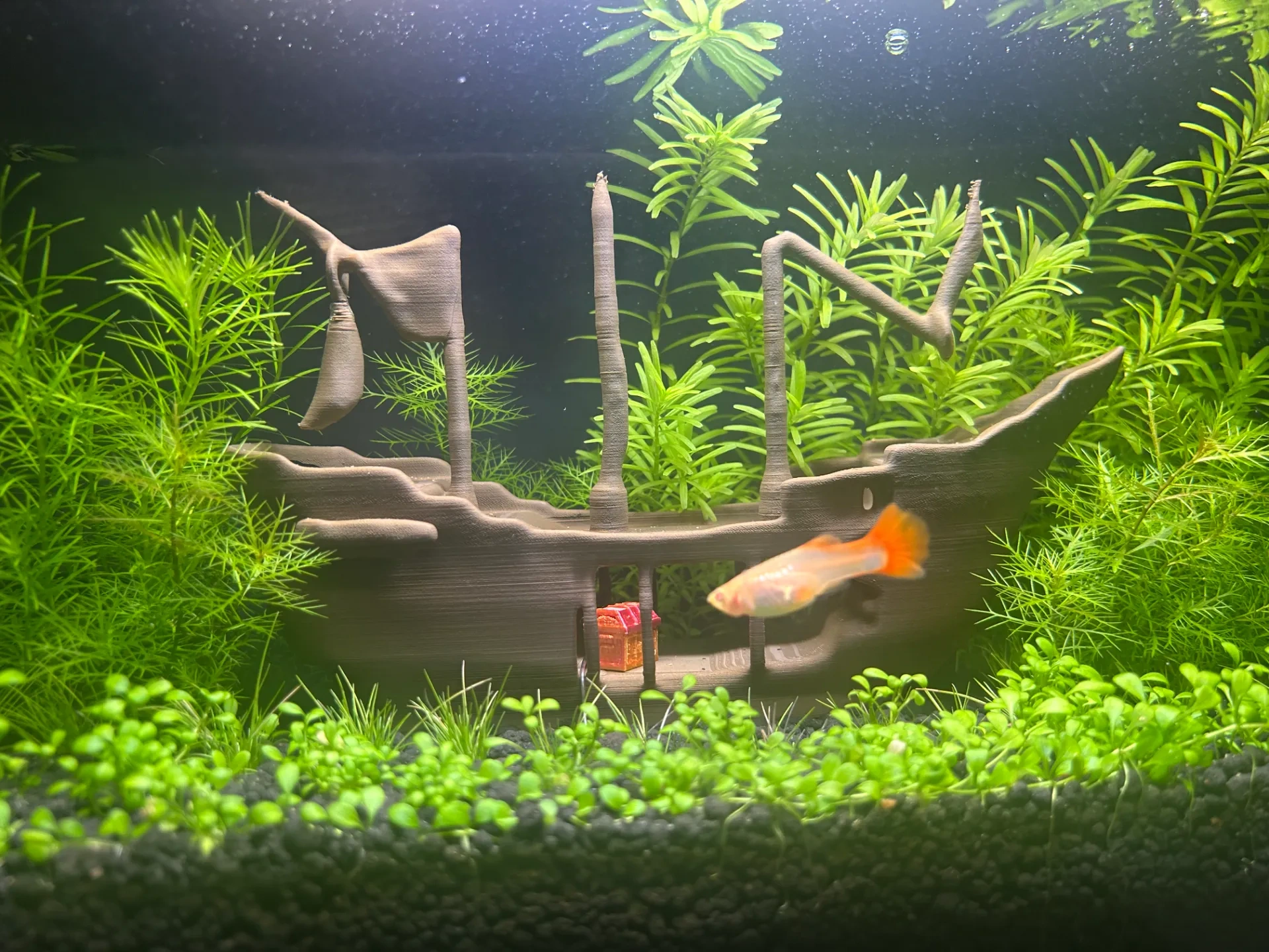 Fish Tank Sunken Ship by fznhappy MakerWorld: Download Free 3D Models