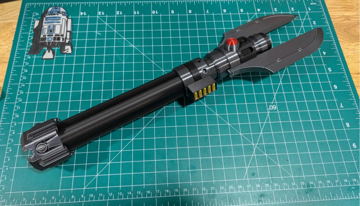 Darth Malgus' Lightsaber - Free 3D Print Model - MakerWorld