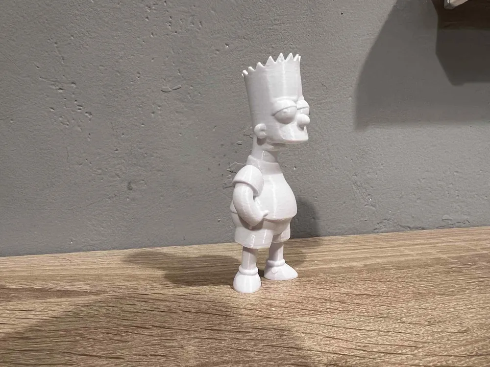 Bart Simpson - decor - Free 3D Print Model - MakerWorld