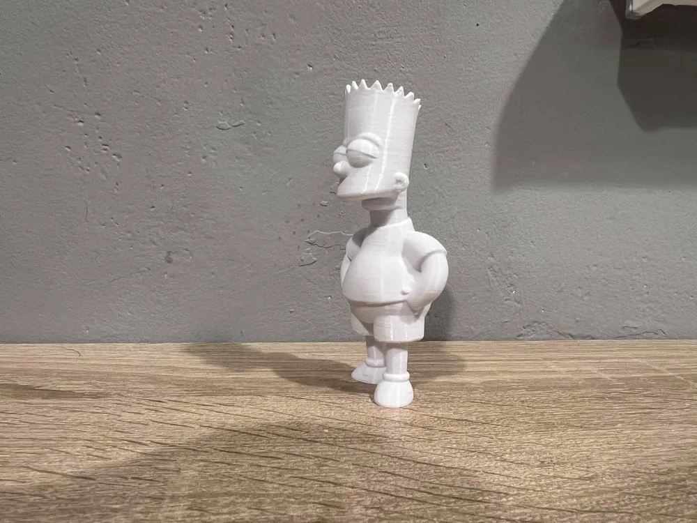 Bart Simpson - decor - Free 3D Print Model - MakerWorld