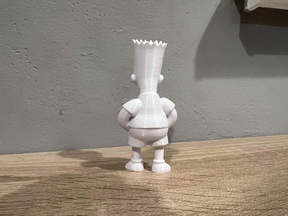 Bart Simpson - decor - Free 3D Print Model - MakerWorld