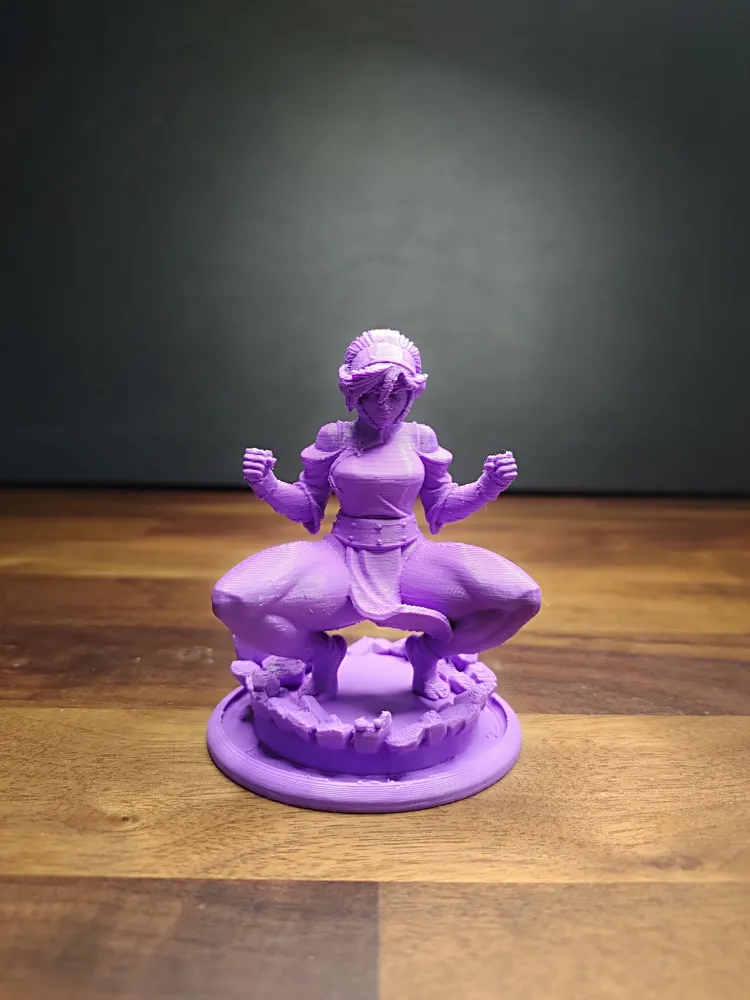 jun lee street fighter anime Manga Figur by Phil-A-Ment MakerWorld ...