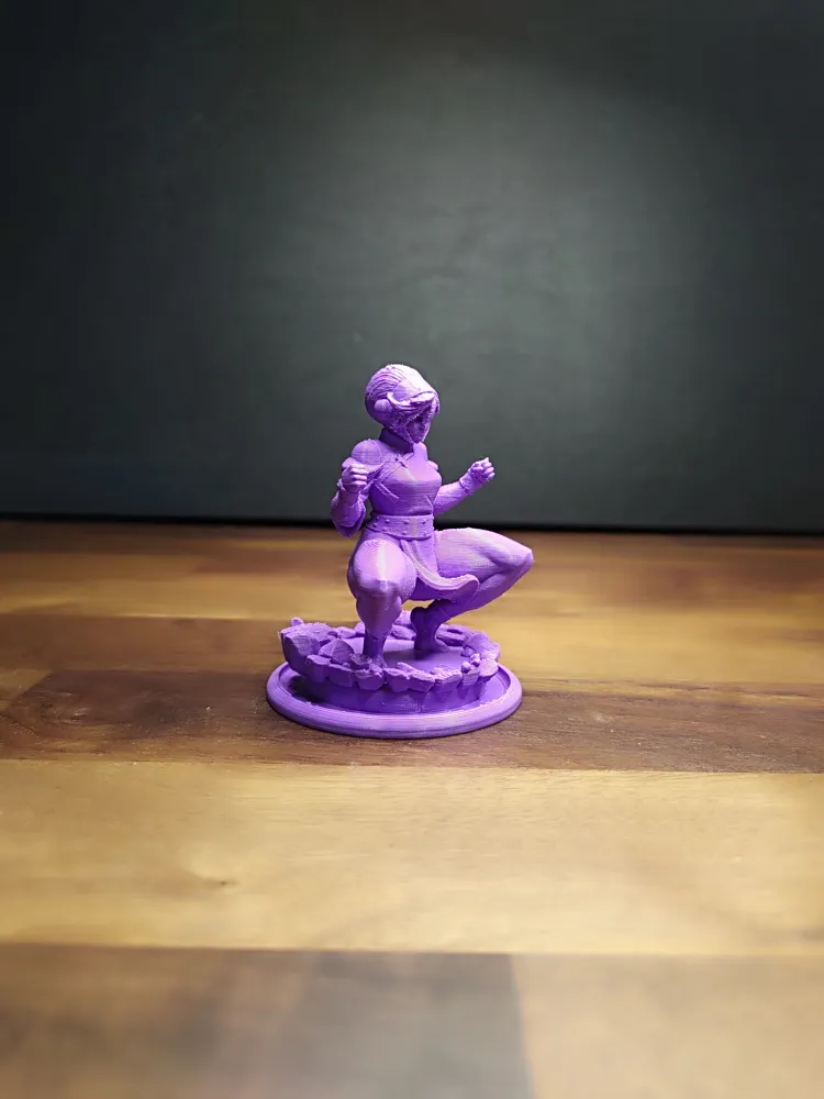 jun lee street fighter anime Manga Figur by Phil-A-Ment MakerWorld ...