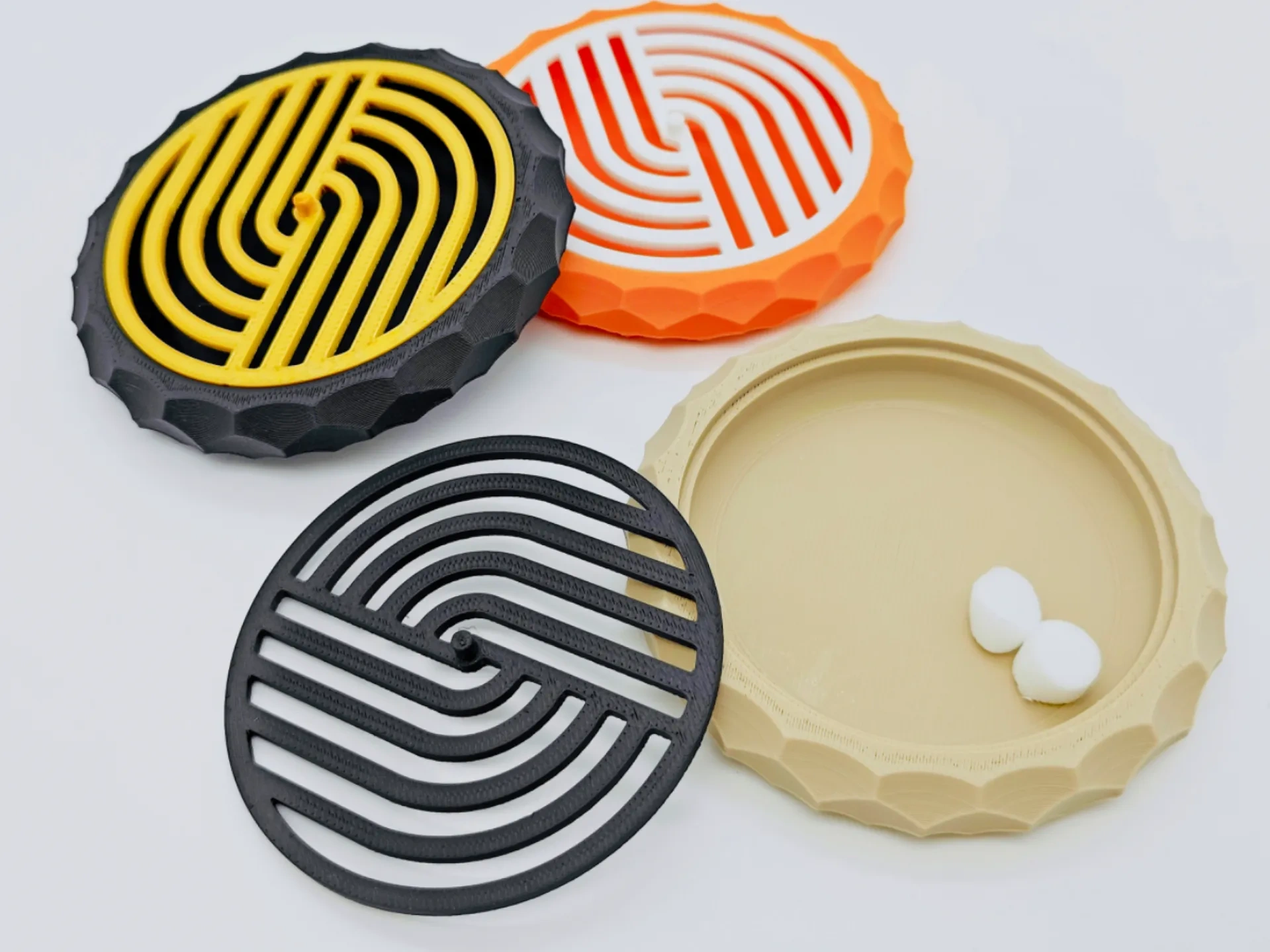 Wooden Carving Texture Desk Diffuser by 土豆芝士 - MakerWorld