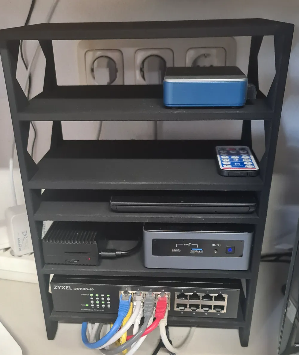 Stackable desk shelf - Free 3D Print Model - MakerWorld