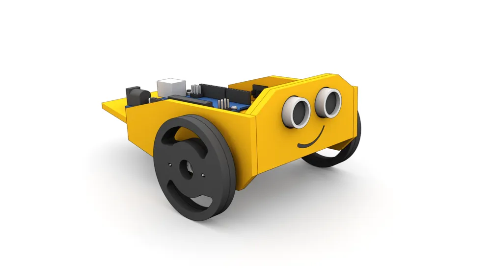 TWO-WHEEL ROBOT KIT EASYLOOK3D - Free 3D Print Model - MakerWorld