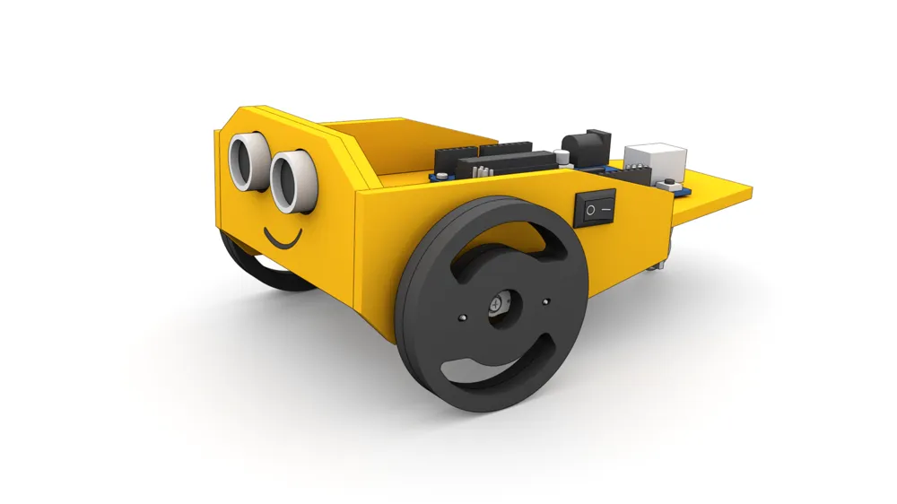 TWO-WHEEL ROBOT KIT EASYLOOK3D - Free 3D Print Model - MakerWorld