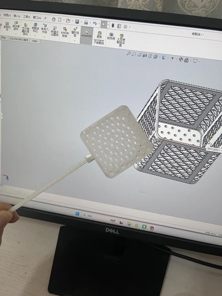 Rede de malha quadrada para aquário (sem necessidade de suporte, PETG ...