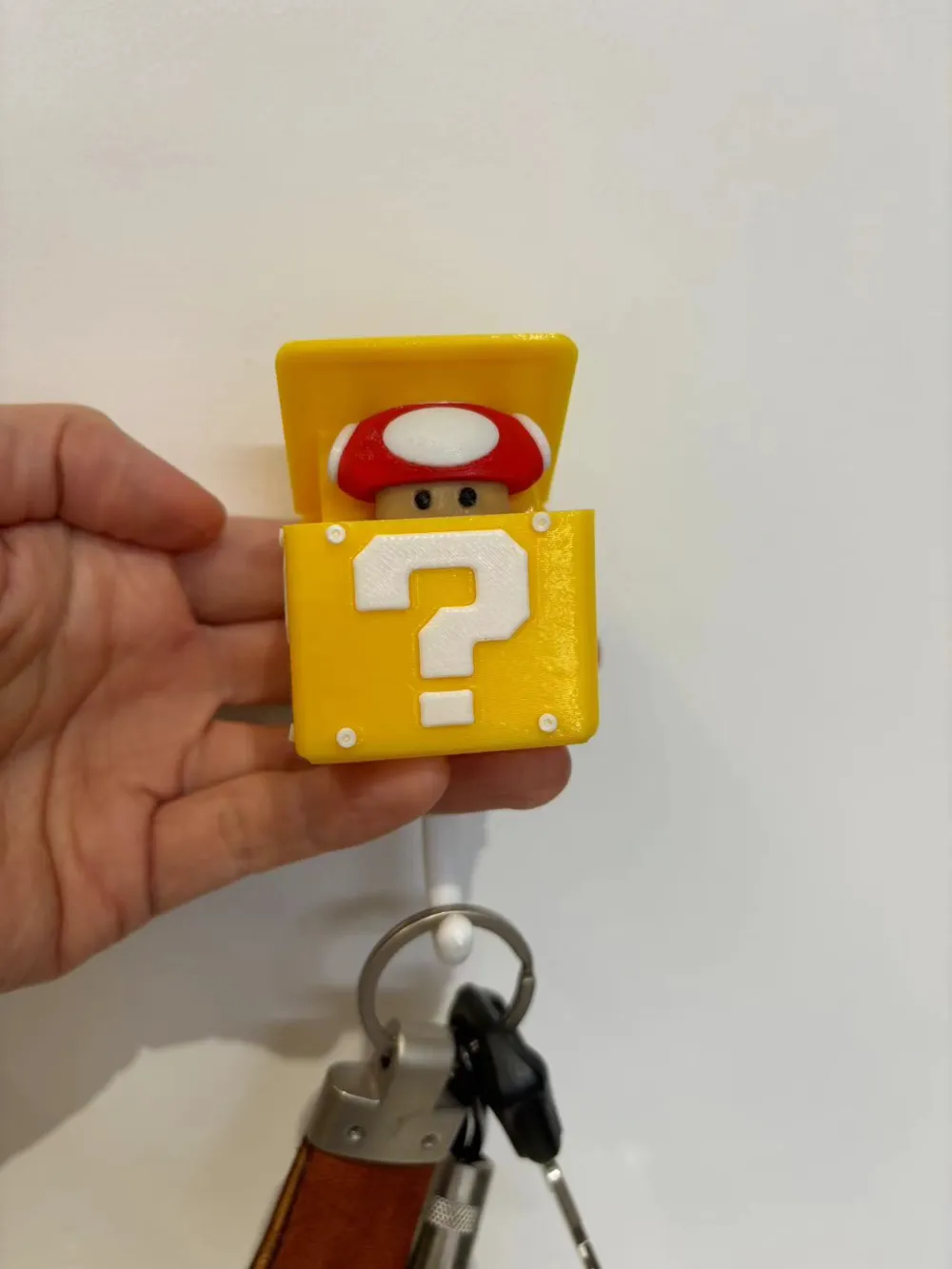 Super Mario Mushroom Key Hook Remixed by Think Art Work - MakerWorld