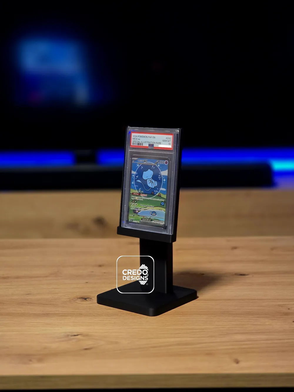 Pokémon PSA/Beckett/CGC Slab Modern Display Stand - Free 3D Print Model ...