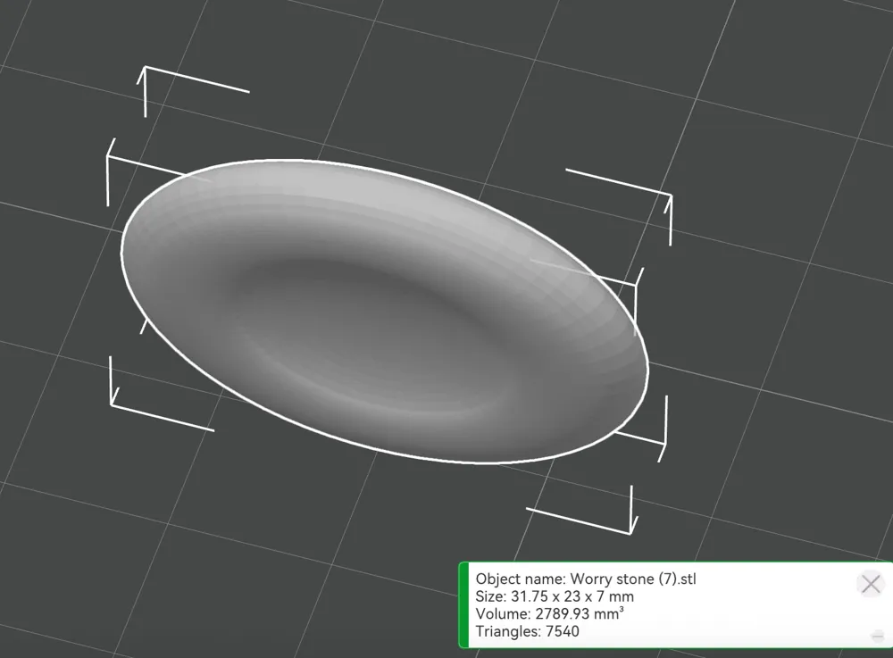 The Calm-Down Stone [Zen in Your Pocket] - Free 3D Print Model - MakerWorld