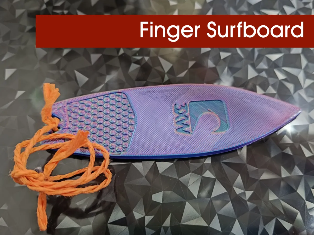 Finger Surfboard - Modèle d'Impression 3D Gratuit - MakerWorld