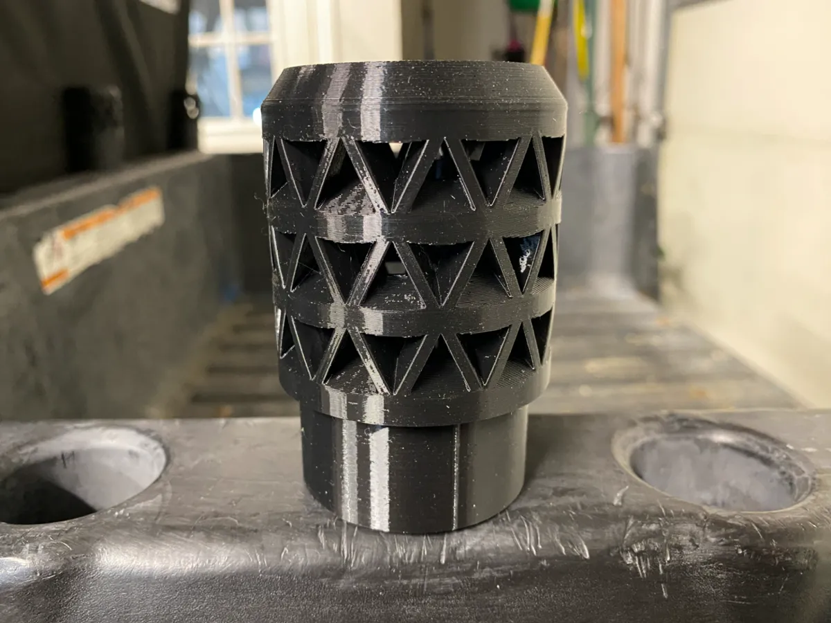 HapticWorkshop - Triangle 2in UTV ATV snorkel cap - Free 3D Print Model ...