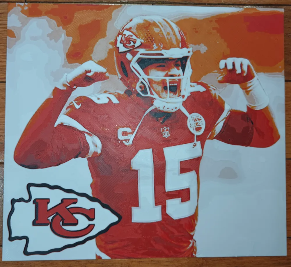 Patrick Mahomes - Kansas City Chiefs - Hueforge by DevopsPalmer ...