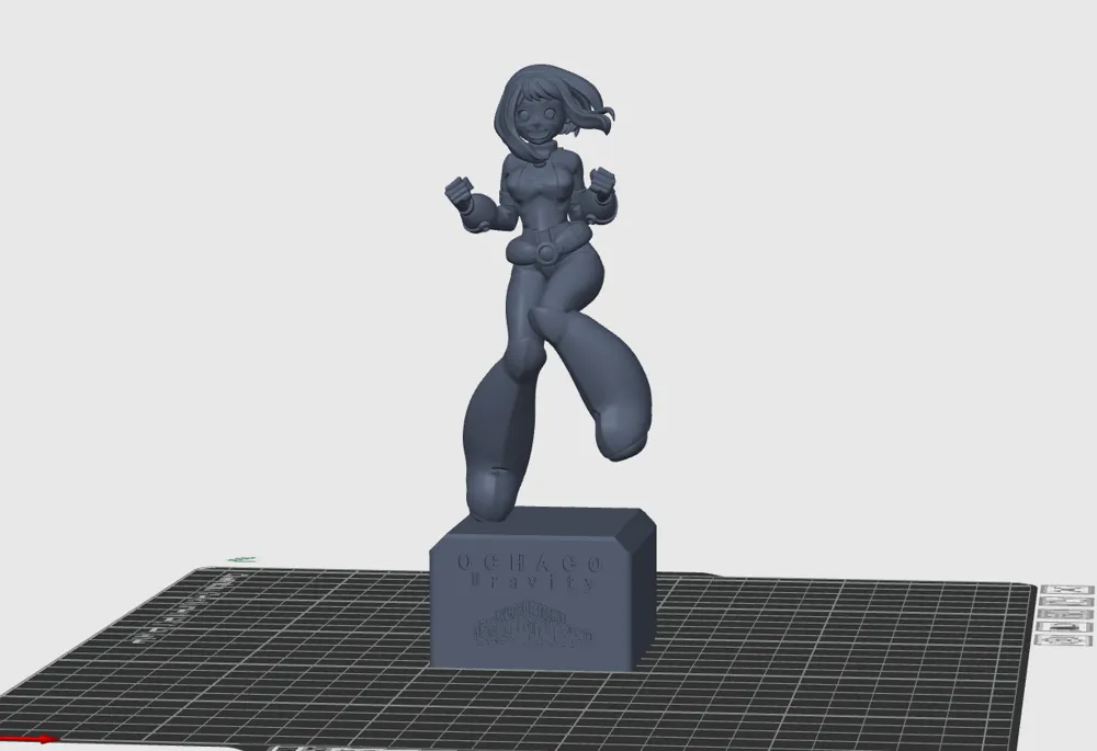 Ochaco Uraraka. MHA - Free 3D Print Model - MakerWorld
