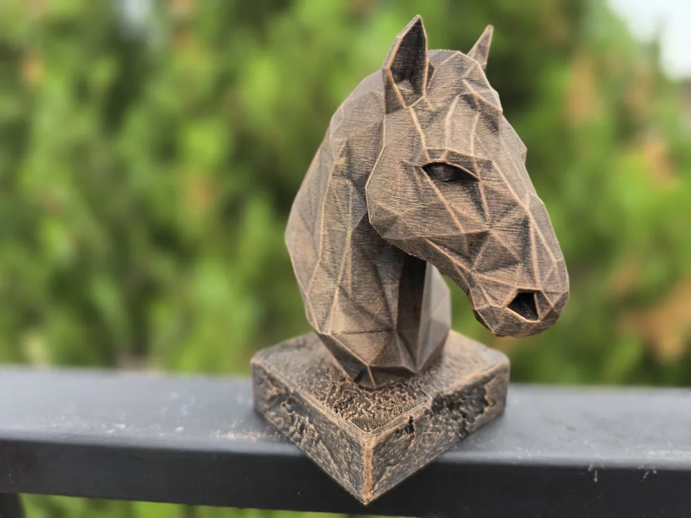 HORSE LOW POLY BUST by Messy_Panda MakerWorld: Download Free 3D Models