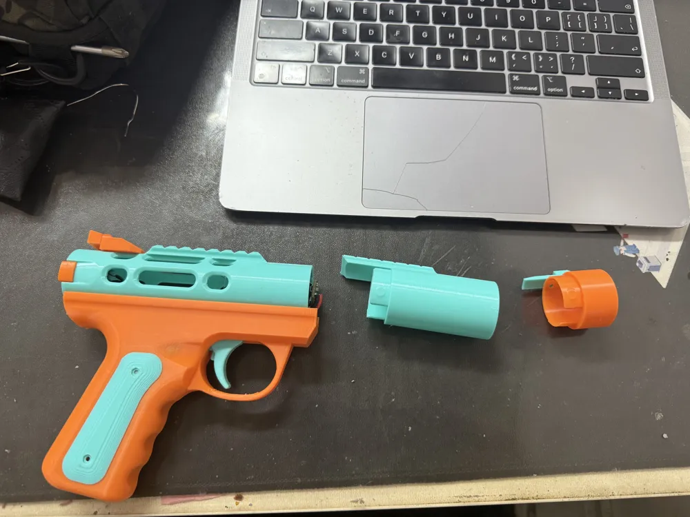 【Open Source】 - Imitation Ruger Mark 4, modular gun-type vacuum cleaner ...