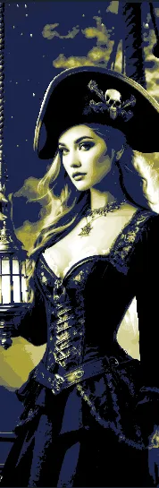 The Lady Pirate Captain - Fantasy portrait of young Pirate Lady Mary ...