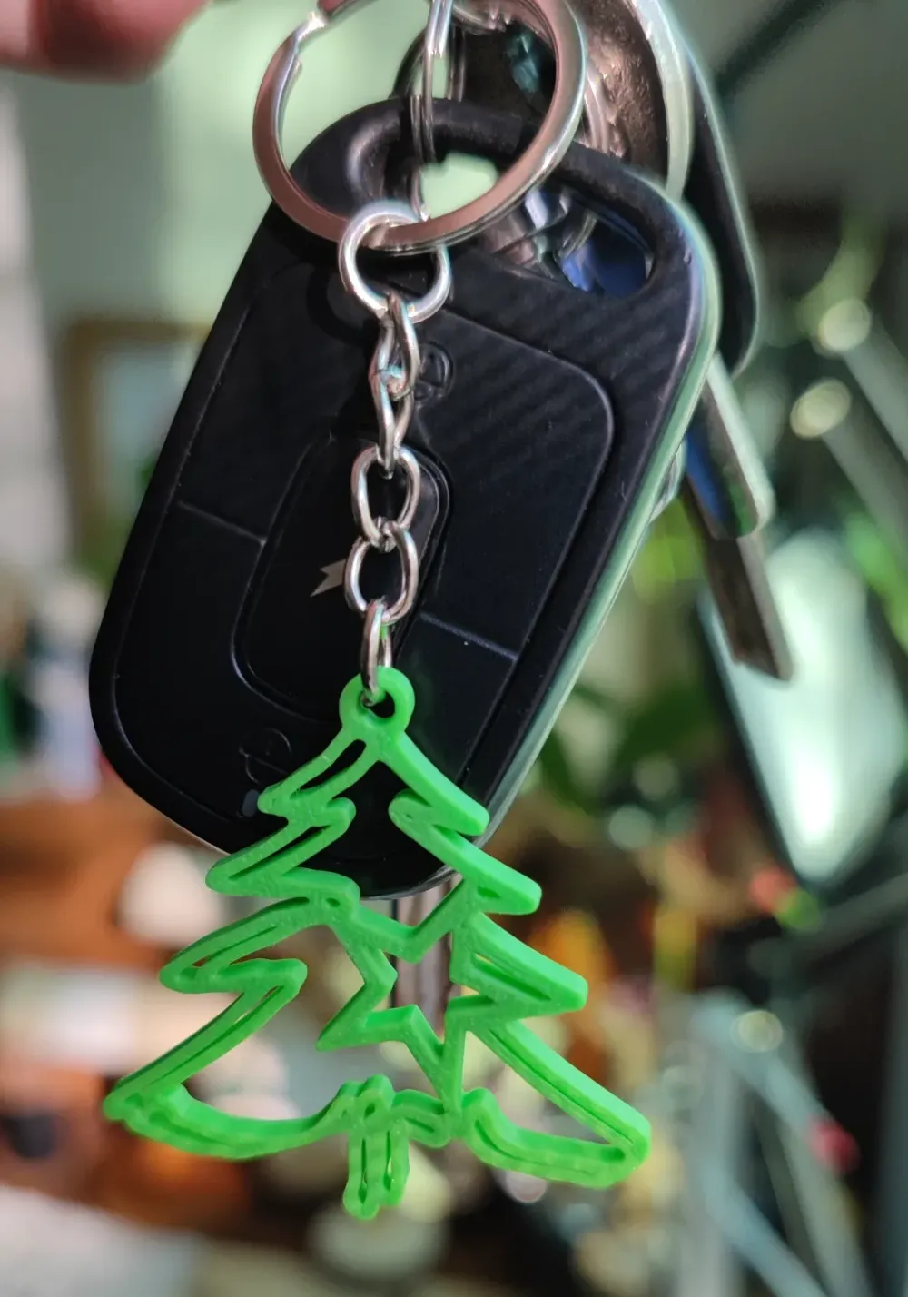 Christmas Tree Keychain Ornament (12-minute quick print, 1.59g) by ...