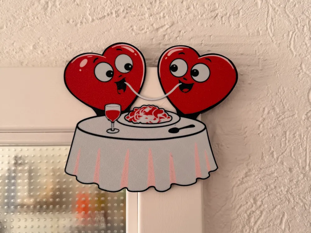 Valentine's Day - Romantic Dinner - Free 3D Print Model - MakerWorld