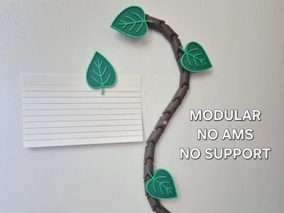 Ivy modular fridge magnet - Free 3D Print Model - MakerWorld