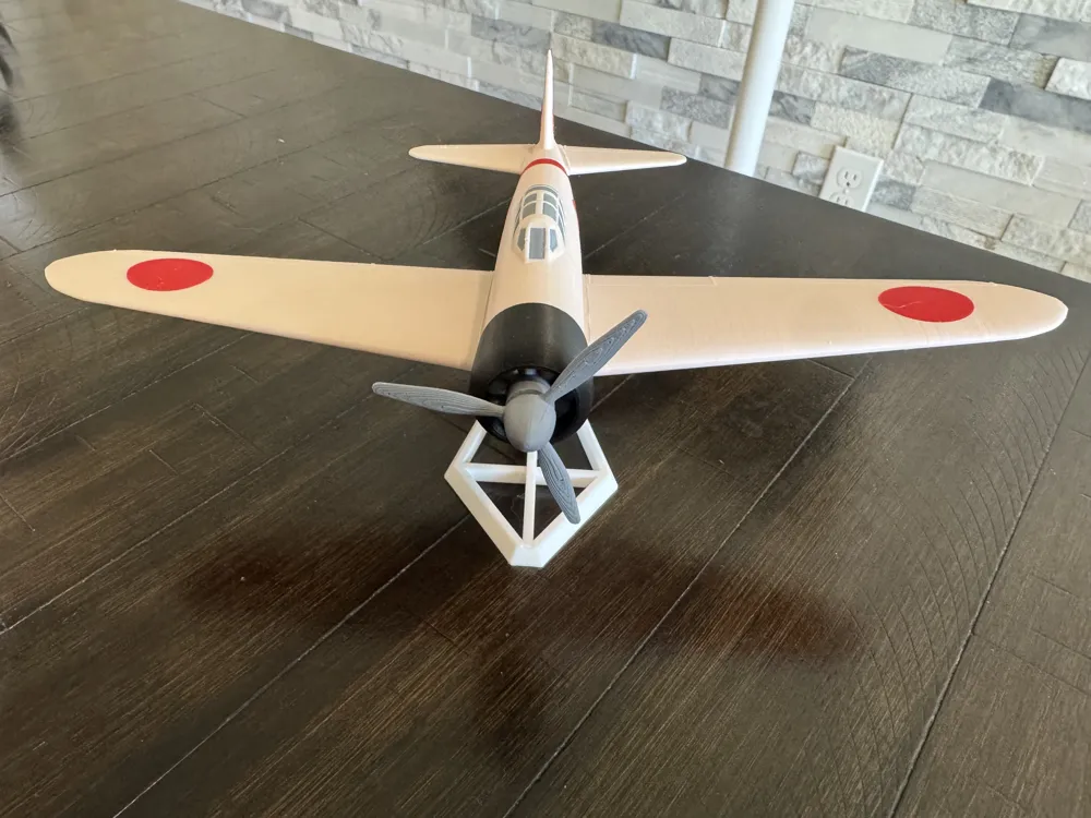 Mitsubishi A6M Zero Full Color - Free 3D Print Model - MakerWorld