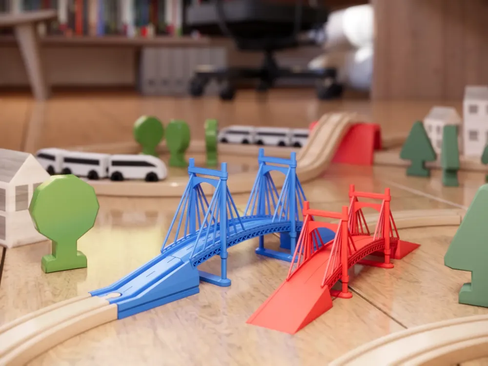 PAW Patrol Adventure Bay Bridge Train Tracks (Compatible with IKEA ...