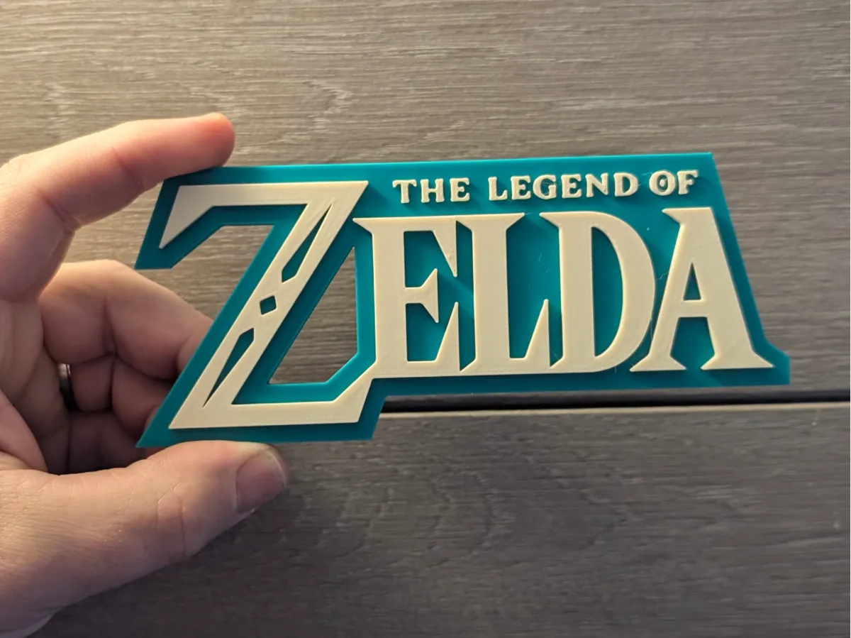 Legend of Zelda BOTW TOTK Logo Hängeschild – Kostenloses 3D-Druckmodell ...