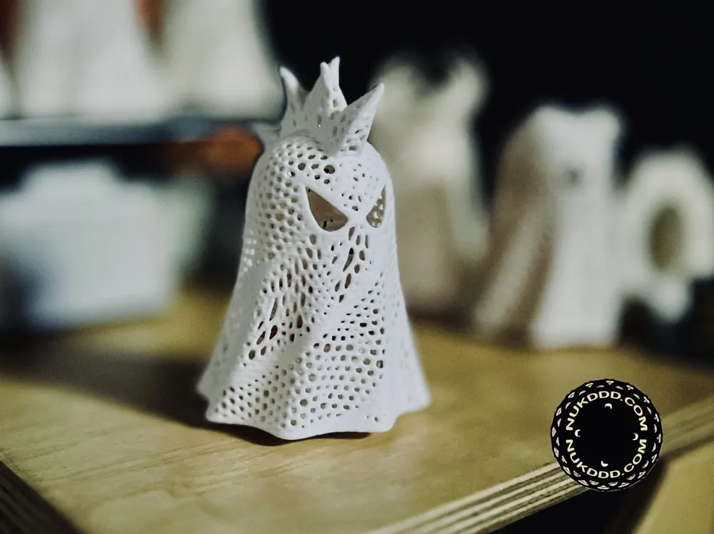 Halloween Mohawk Ghost Punk Lamp by NUKDDD MakerWorld: Download Free 3D ...