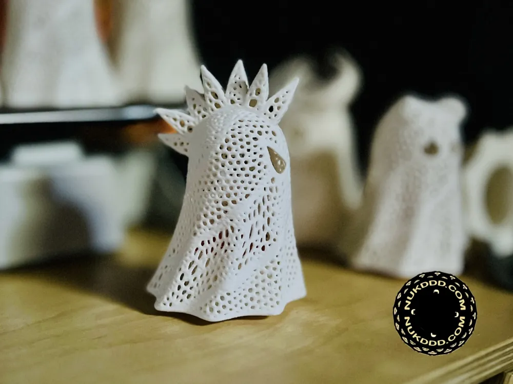 Halloween Mohawk Ghost Punk Lamp by NUKDDD MakerWorld: Download Free 3D ...